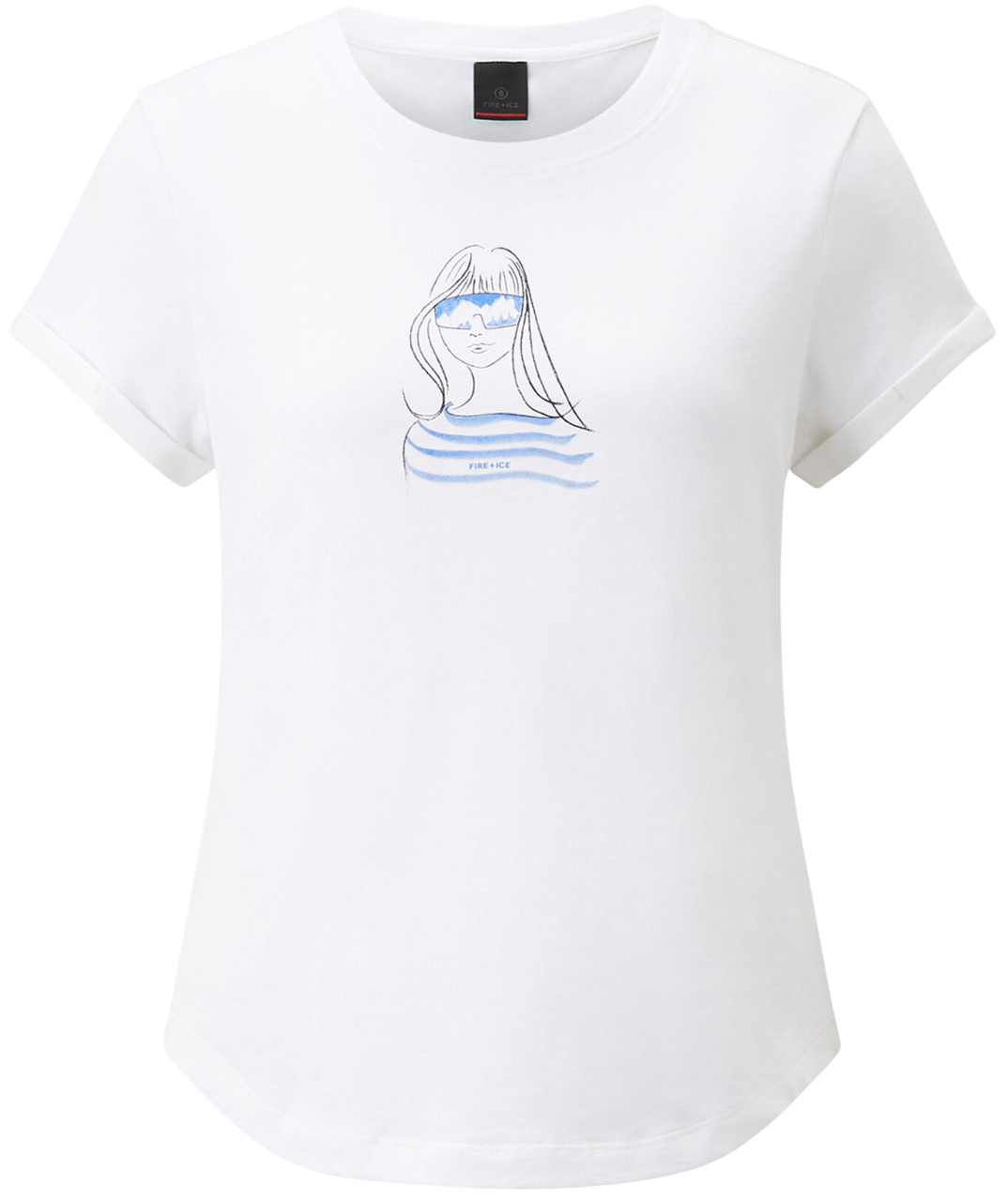 Футболка женская Bogner Fire+Ice Debra4 White/Light Blue - купить в ...