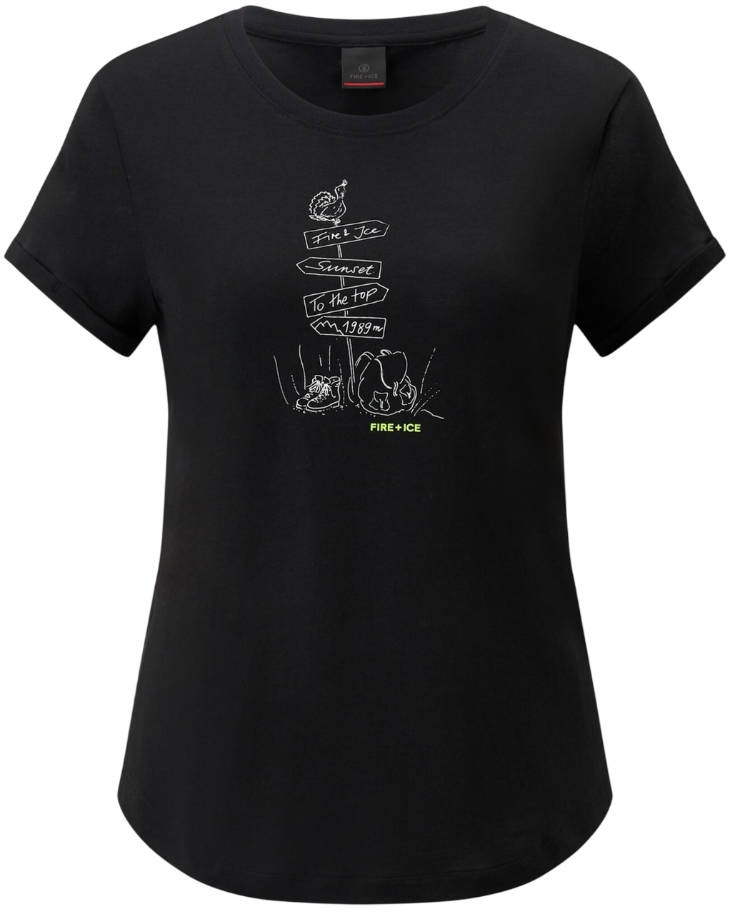 Футболка женская Bogner Fire+Ice Debra4 Black/White - купить в магазине ...